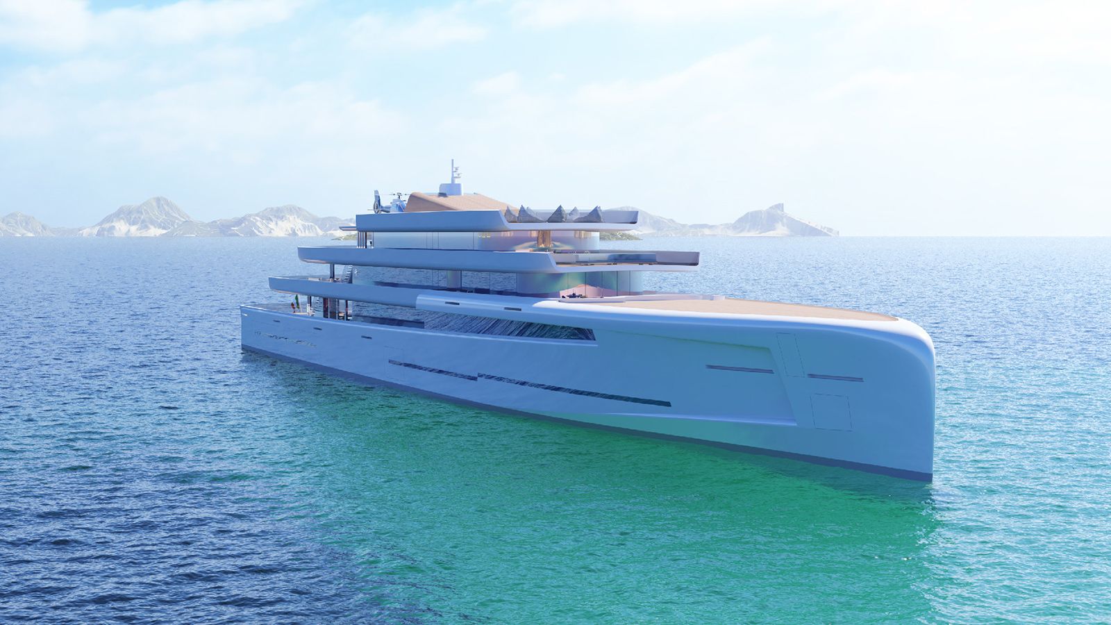 Fincantieri teams up with Van Geest Design on 106m 'disappearing' yacht